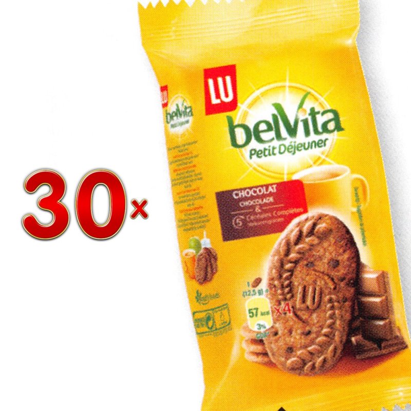 BelVita Petit Dejeuner Chocolat Cereal 30 x 50g Packung (belVita-Keks