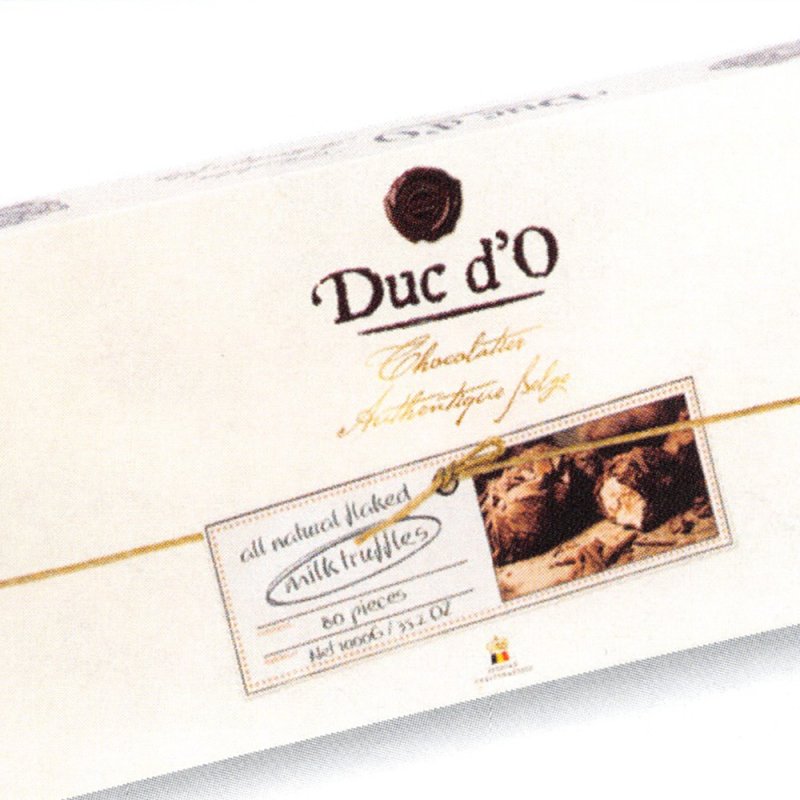 Duc d'O Truffes Paillettes Lait 1 x 1kg Packung (Trüffelpralinen mit