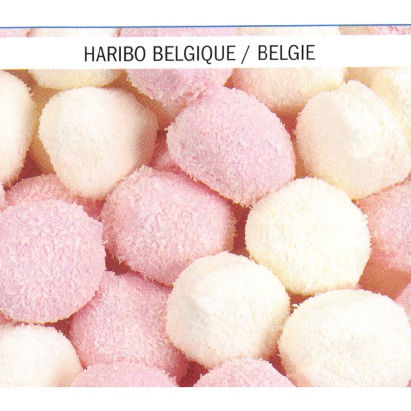 Haribo Chamallows Lards Boules Coco 1 x 1 kg Packung (Schaumzucker-Ma