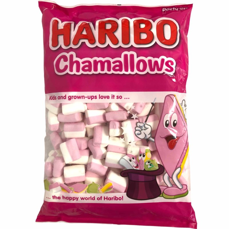 Haribo Schaumzucker-Marshmallow Chamallows Lards Mini Block (1kg Pack