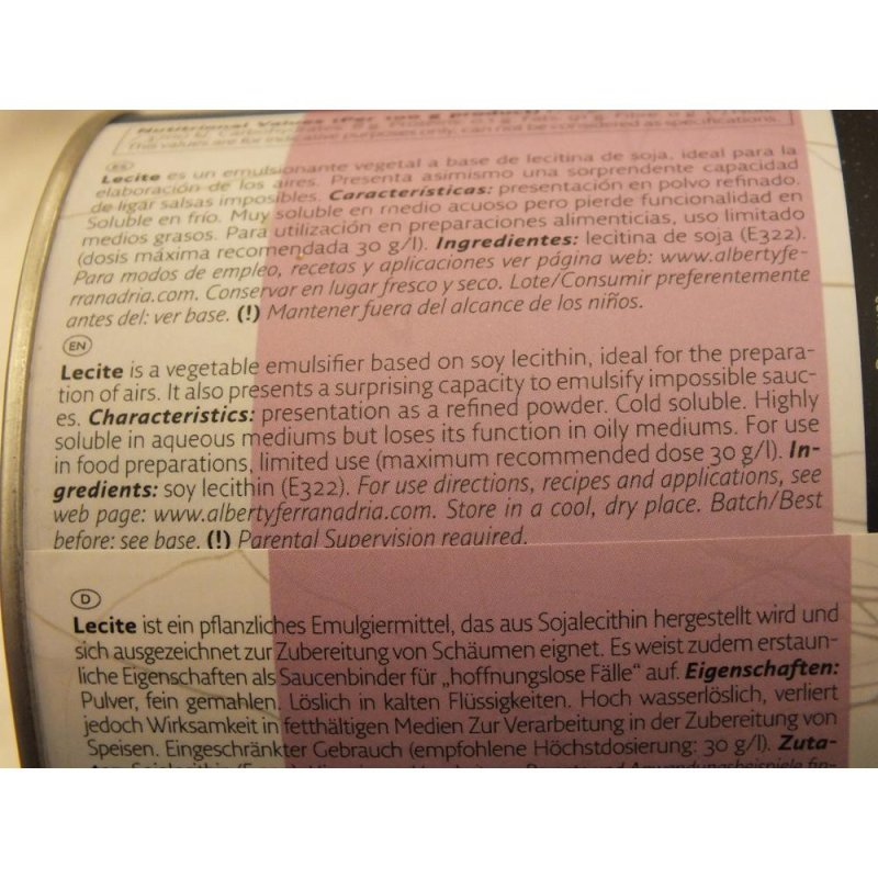 Texturas Lecite 300g Dose (Emulgiermittel)