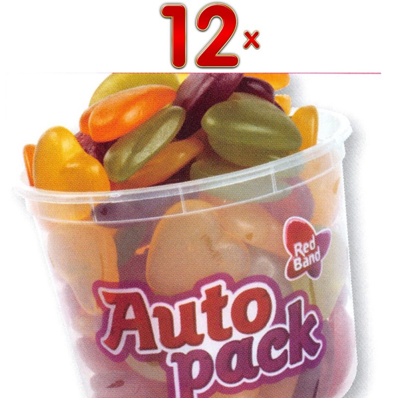 Red Band Autopack Coeurs Laves 12 x 200g Box (verschiedenes Fruchtgum