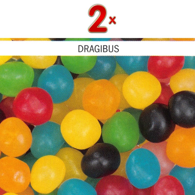 Haribo Dragibus 1x2kg Packung (Kaudragee-Mischung)
