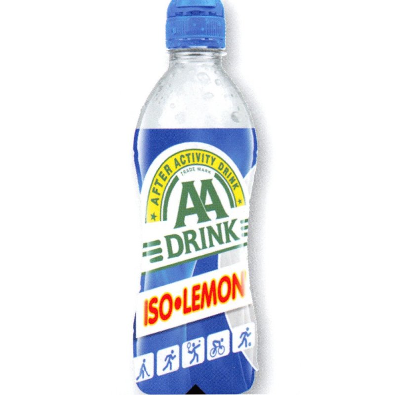 AA Drink Iso Lemon 12 x 500 ml Flasche (Isotonisches Sportgetränk mit