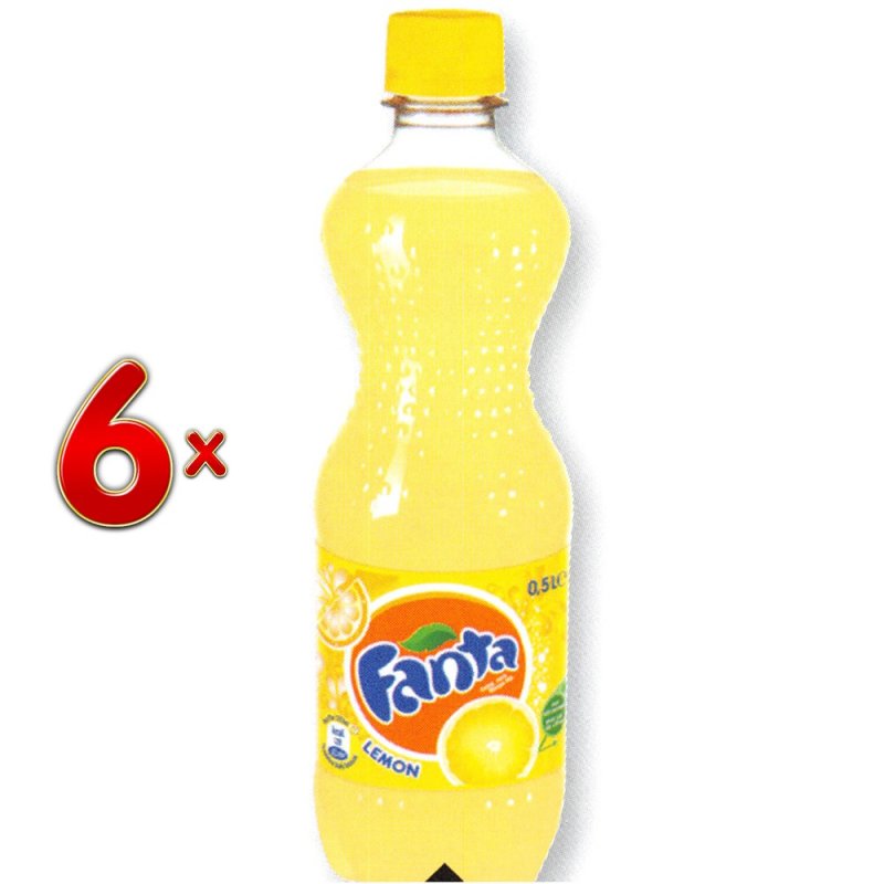 Fanta Lemon 500 ml Flasche (Fanta Zitrone)