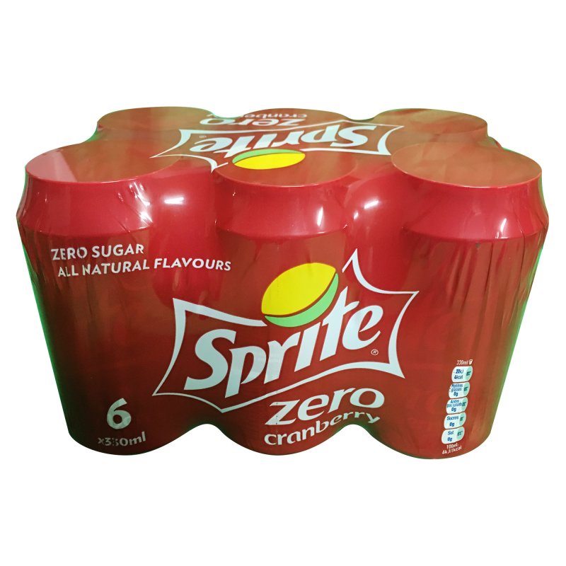 Sprite Zero Cranberry (6x0,33l Pack)