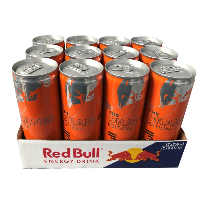 Red Bull Orange Edition 12x250ml Dose (Energy Drink)
