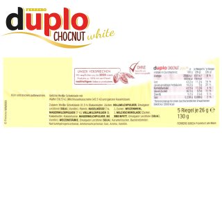 Ferrero Duplo Chocnut White