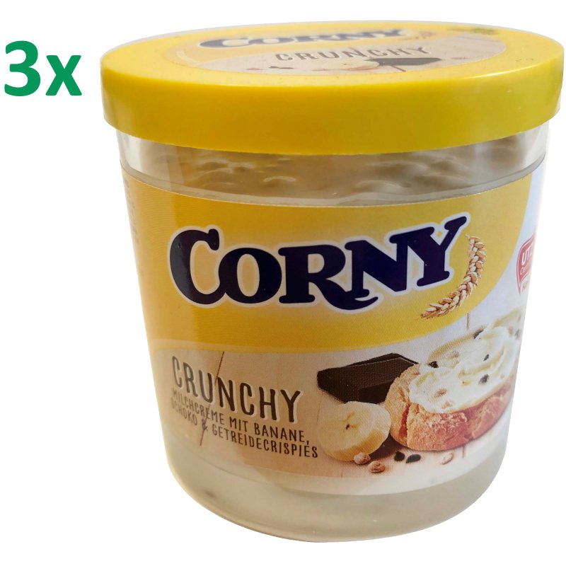 Corny Crunchy Schoko-Banane Aufstrich