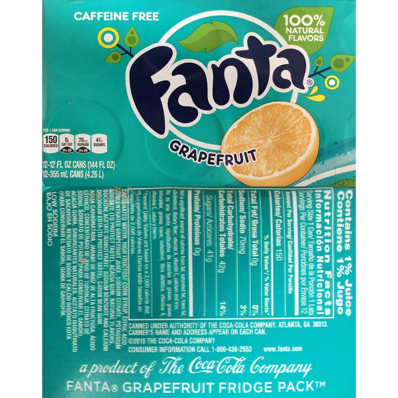 Fanta Grapefruit Toronja (12x0,355l Dose)