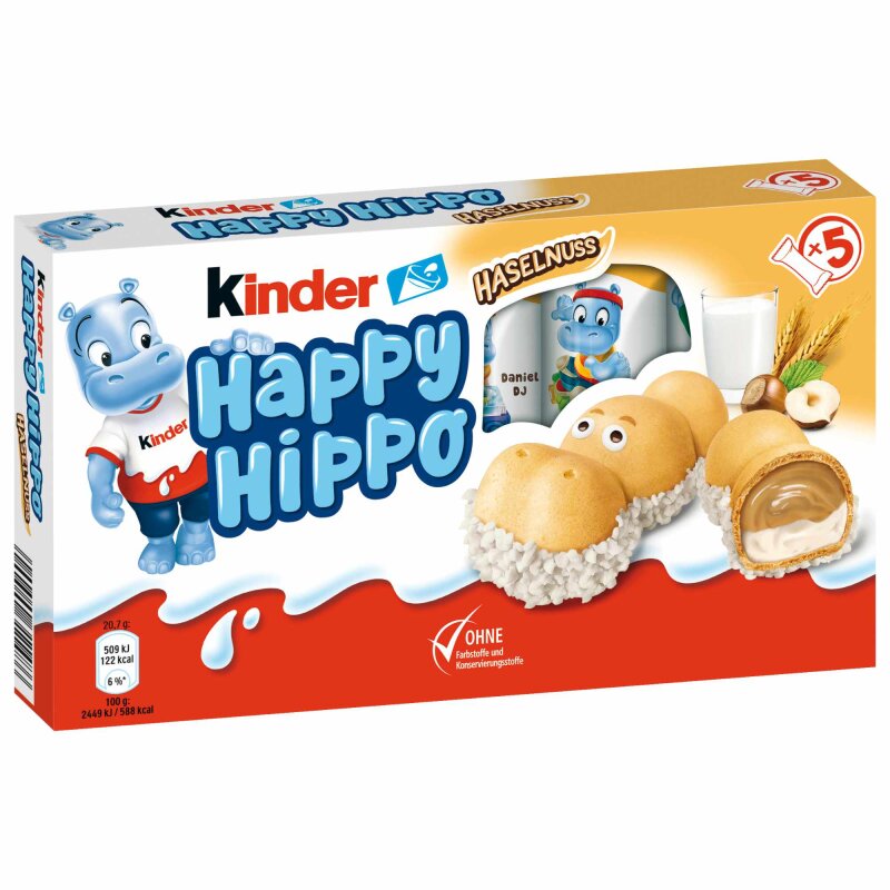 Ferrero Kinder Happy Hippo Haselnuss Officepack