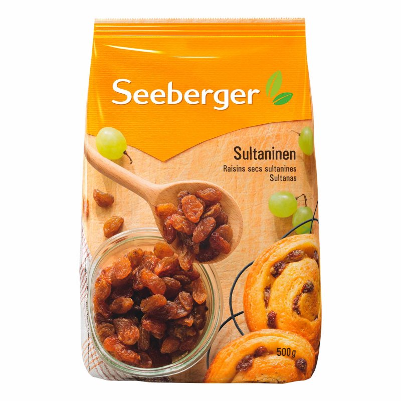 Seeberger Sultaninen ungeschält (500g Packung)