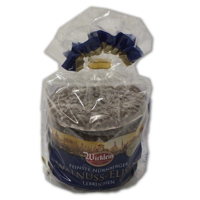 Wicklein Feinste Nürnberger Walnuss-Elisen Lebkuchen (250g Beutel)