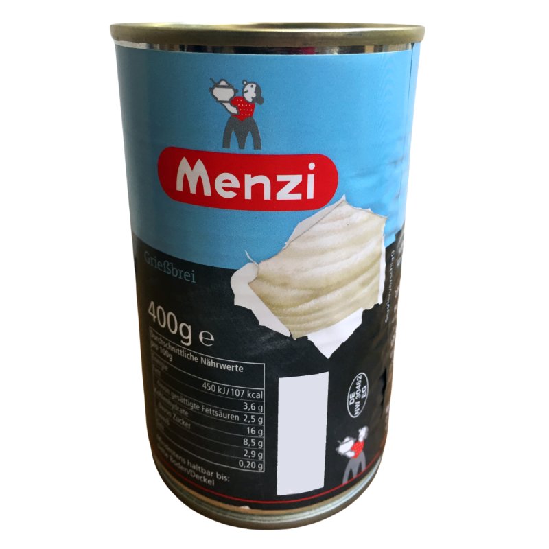 Menzi Grießbrei klassisch (400g Dose)