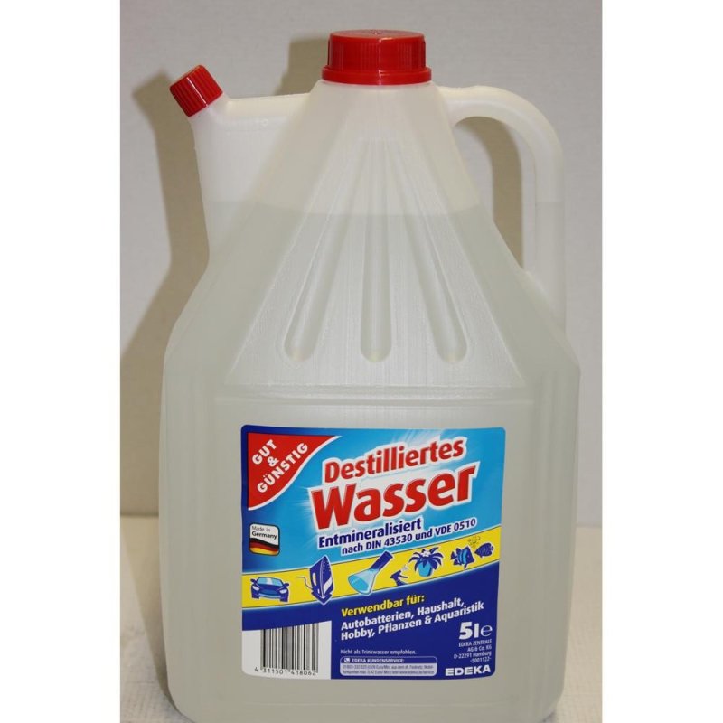 Gut&Günstig Destilliertes Wasser (5l Kanister)
