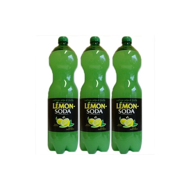 3x Campari Group Lemon-Soda "La Limonata" Lemonsoda, 1500 ml