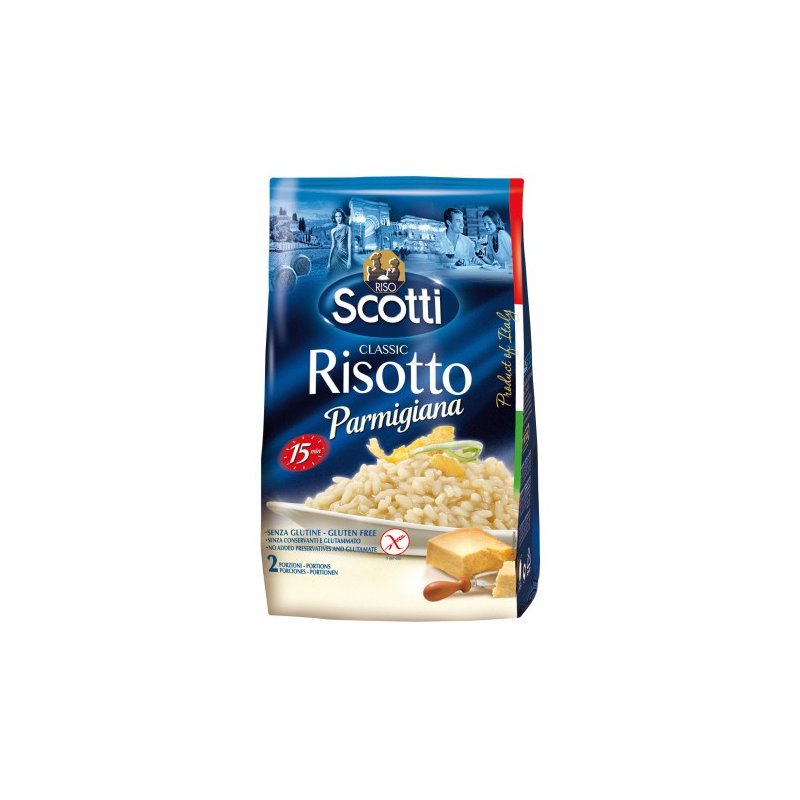 Scotti Risotto Reis al Parmigiana "mit Parmesankäse", 210 g