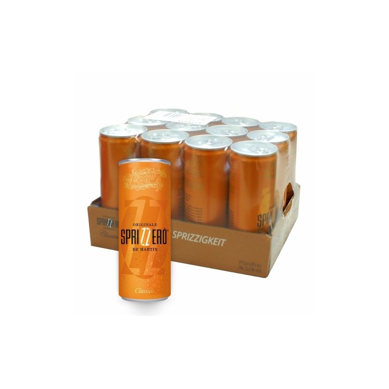 Sprizzero de Martin Cocktail "Classico", 12 x 250 ml