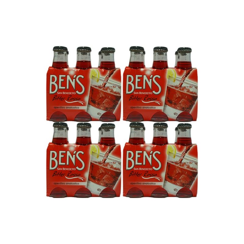 4x San Benedetto Ben´s "Bitter Rosso", 6x 98 ml