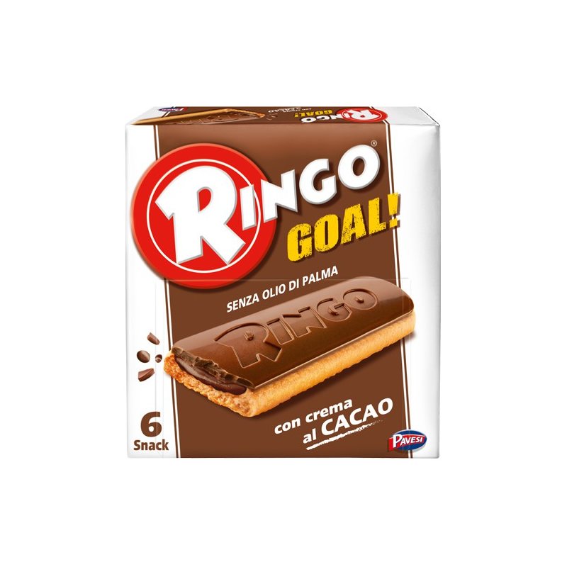 Pavesi Ringo Kekse con crema al Cacao "Goal", 165 g