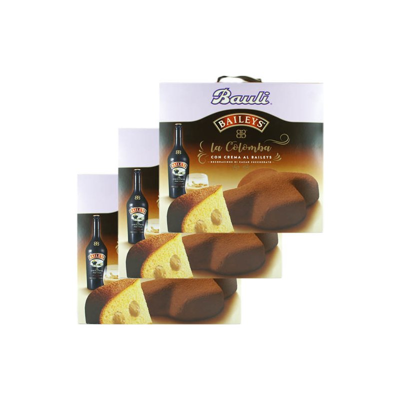 3x Bauli La Colomba con Baileys "Colomba gefüllt mit Baileys Creme",