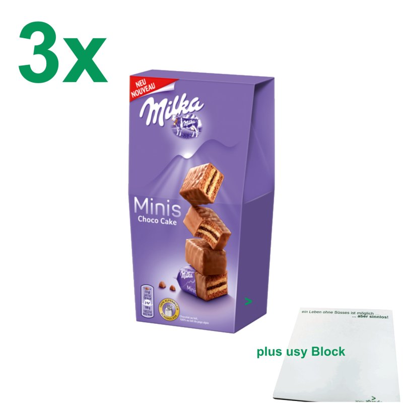 Milka Minis Choco Cake Officepack (3x117g Packung)