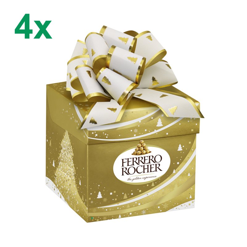 Ferrero Rocher Mini Geschenkbox (100g Geschenkbox) 4er