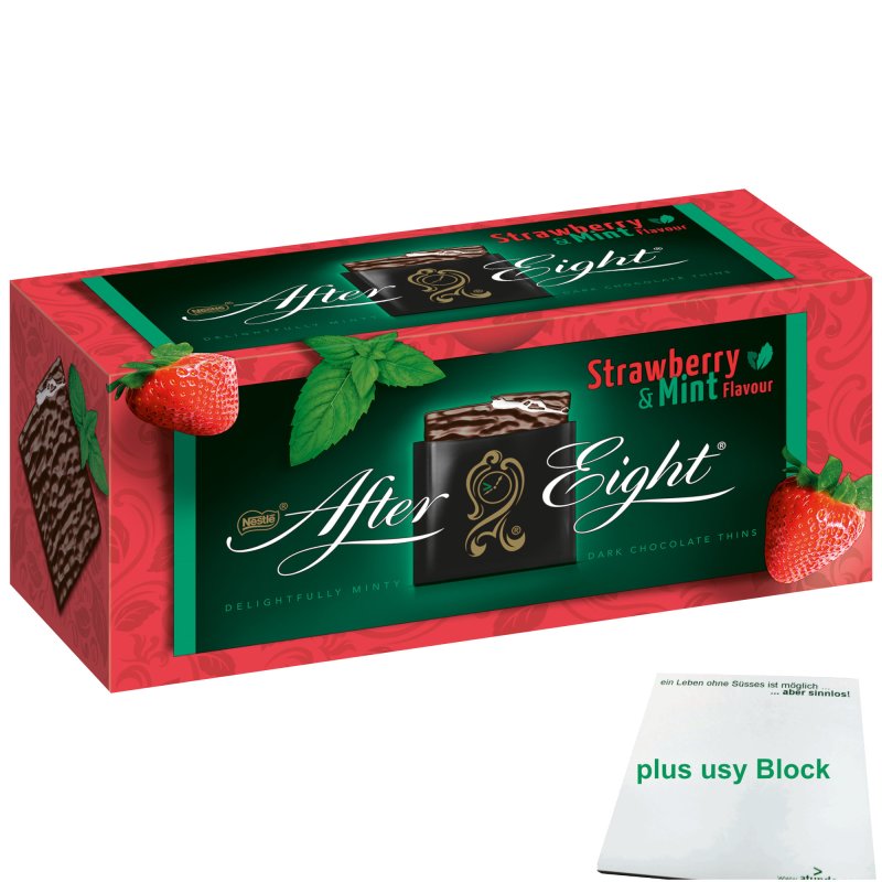 After Eight Strawberry Limited Edition + usy Block