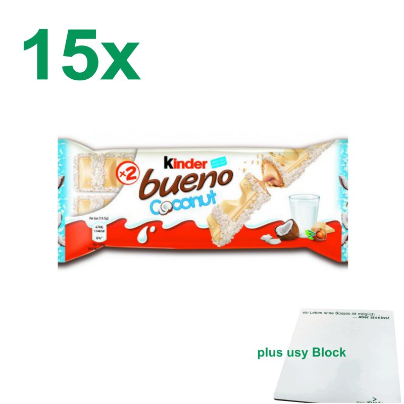 Kinder bueno Coconut limited Edition 12er Pack (15x39g)
