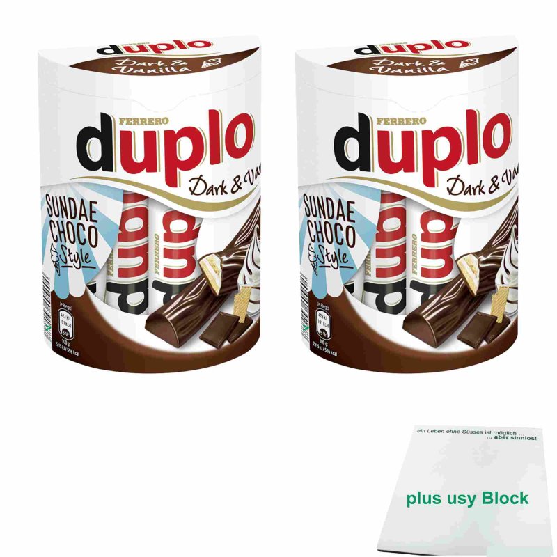 Ferrero duplo Dark & Vanilla Sundae Choco Style 2er Pack