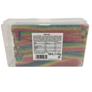 Haribo Miami Sauer Fruchtgummi Regenbogen 150 Stück (1,125kg Dose)