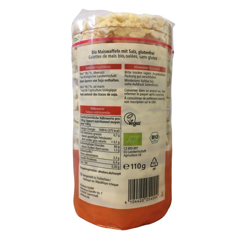 Alnatura Bio Maiswaffeln (1x110g Packung)