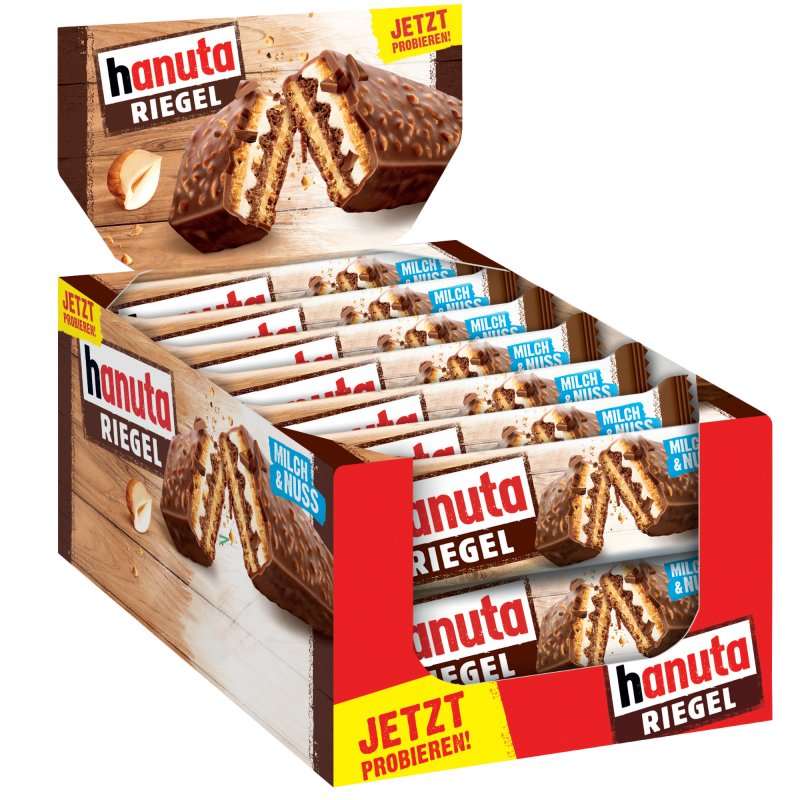 Ferrero Hanuta Bar Retail Box (14x34,5g)