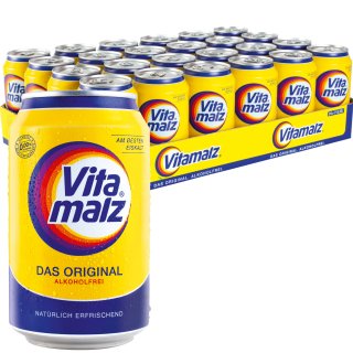 Vitamalz Malzbier Tray (24x0,33 Liter Dose) inkl. DPG Pfand EINWEG