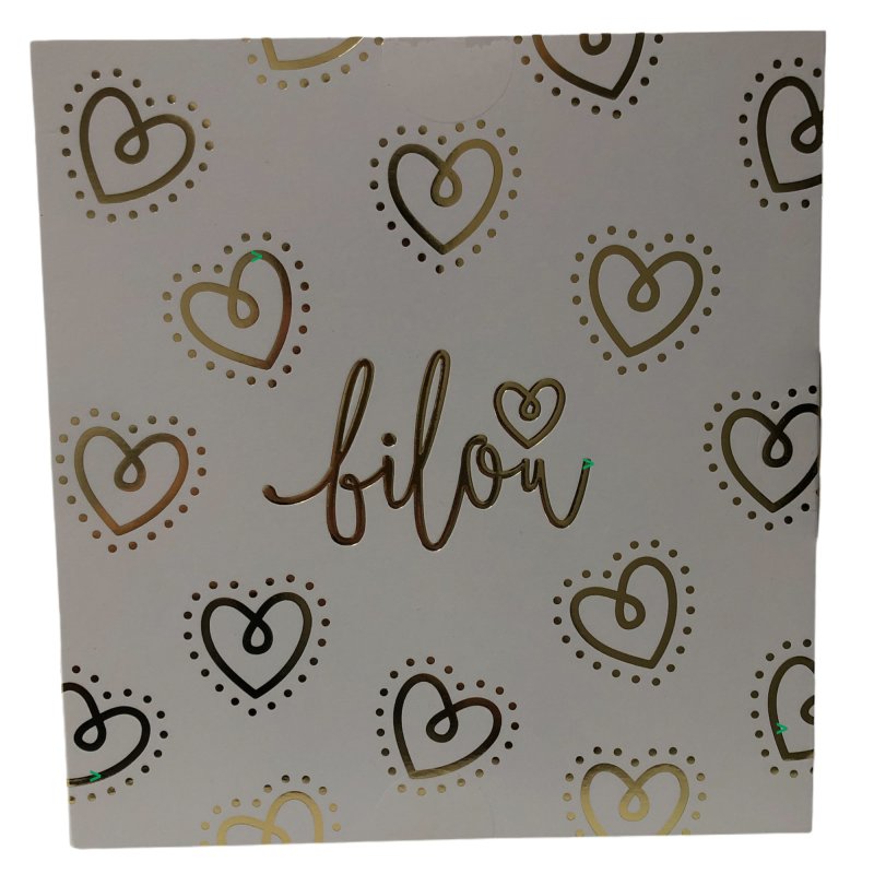Bilou Gold Love Geschenkset (1x Eau de Parfum, 1x Duschgel, 1x Schlüs