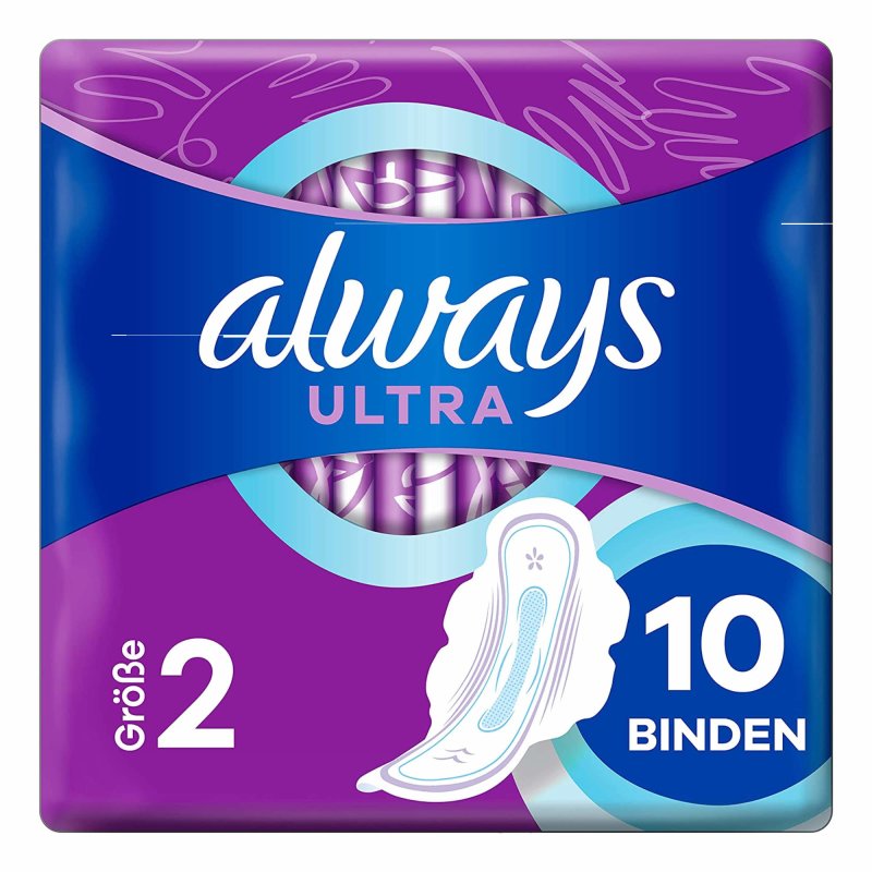 Always Ultra Long mit zwei Fl ügeln Grösse 2 long (10 er Packung)