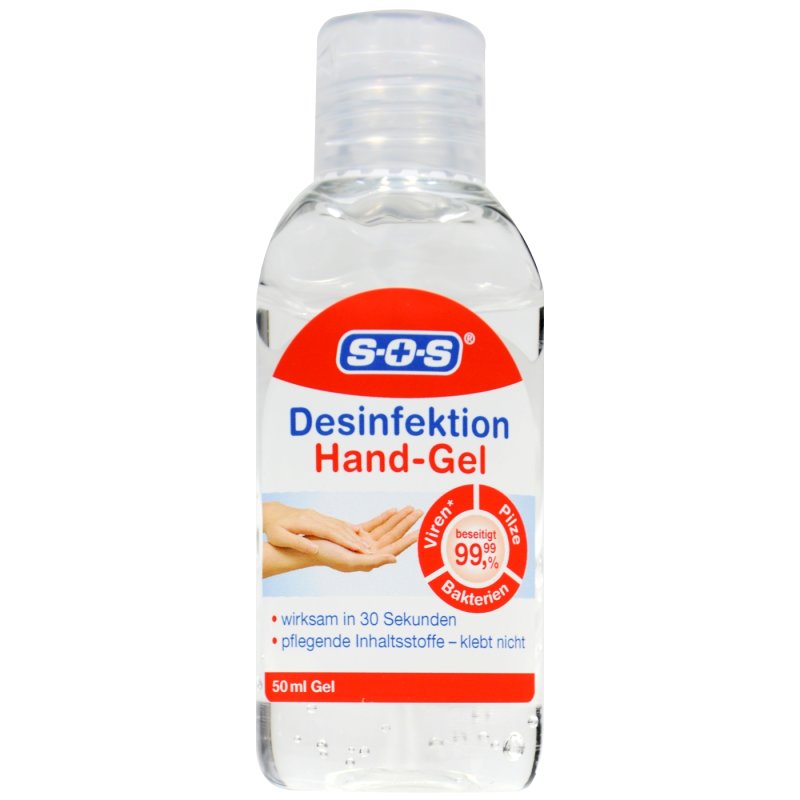 SOS Hand Desinfektions Gel 50ml
