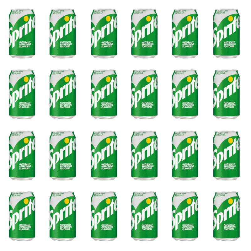 Sprite Zero 24er Pack (24x0,33l Dosen Pack)