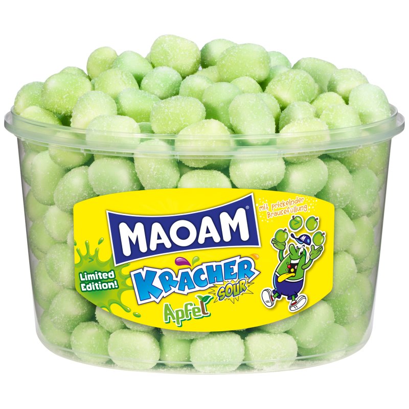 Maoam grüne Kracher Apfel sauer limited Edition (975g)
