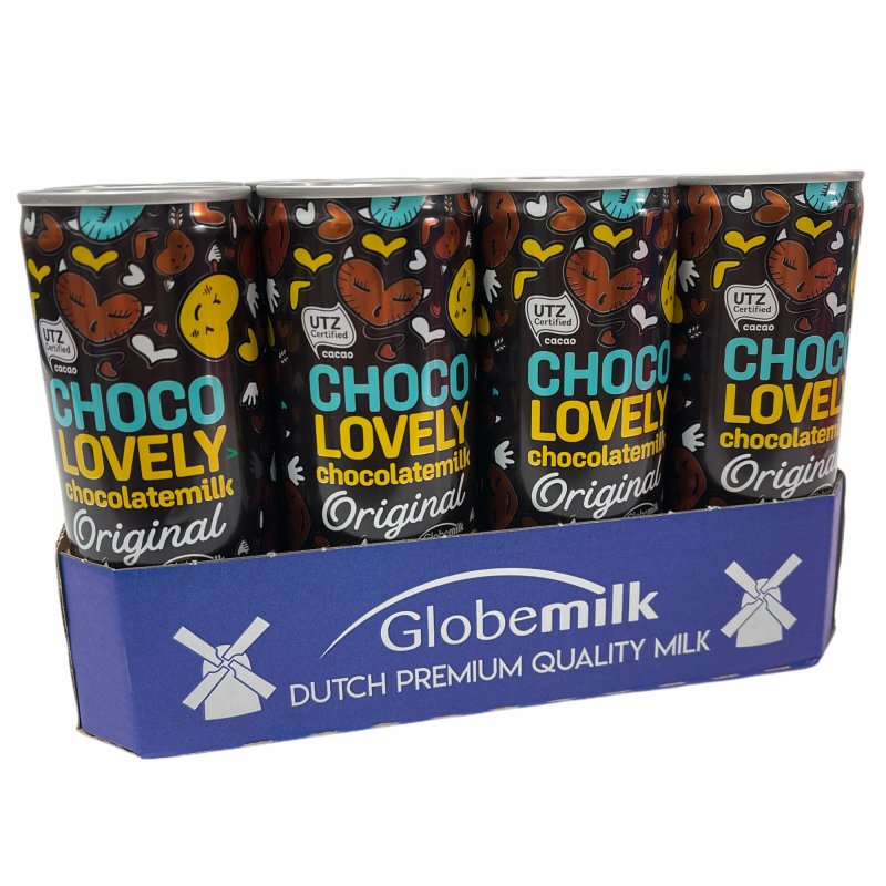 Choco Lovely Chocolatemilk Original 12 x 0,25l Dose