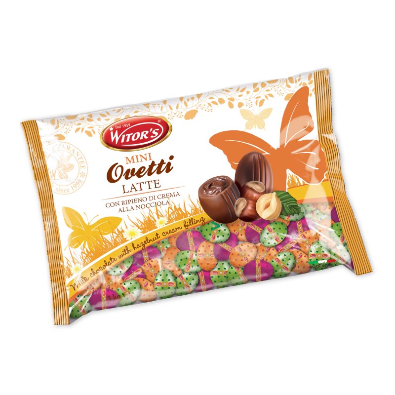 Witor's Mini Ovetti Latte Schokoeier, Haselnusscreme 1kg