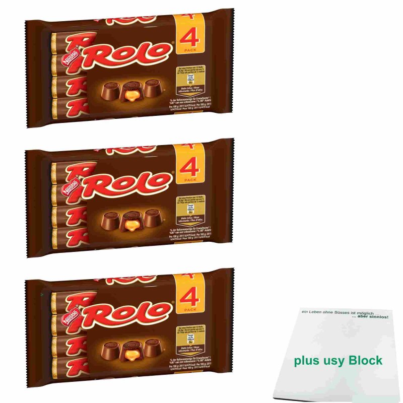 Nestle Rolo Toffee 3er Pack (3x166,4g Packung)
