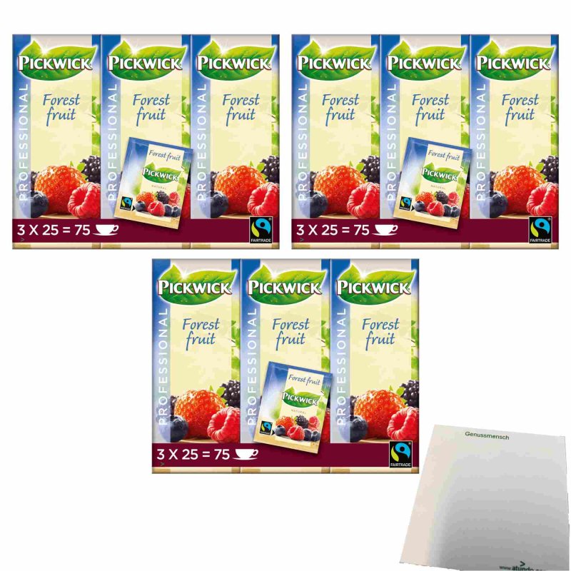 Pickwick Professional Forest Fruit 3er Pack (3x112,5g)