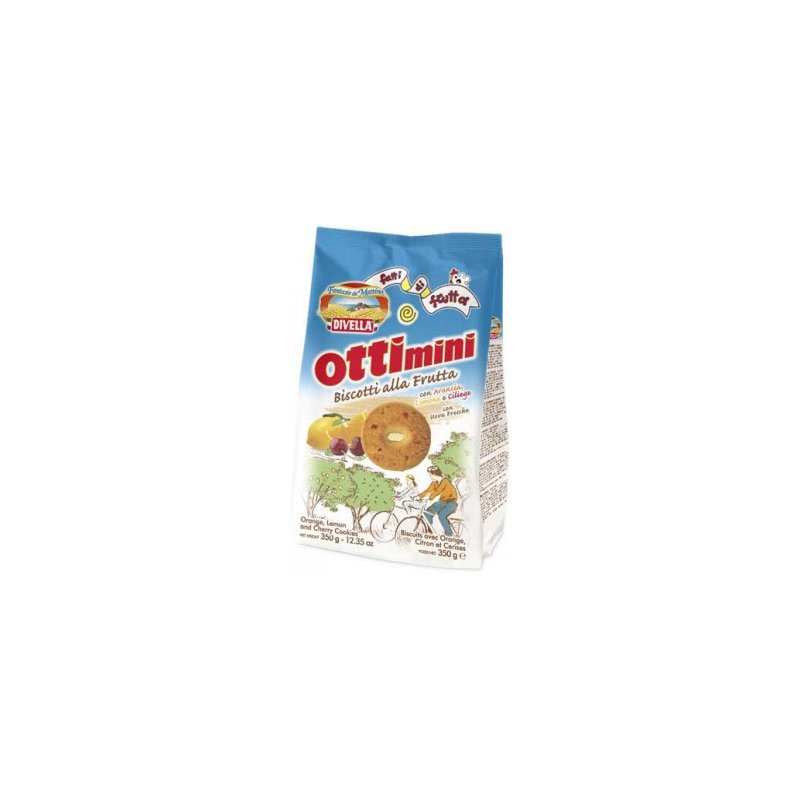 DIVELLA - Biscotti Ottimini Frutta (350g)