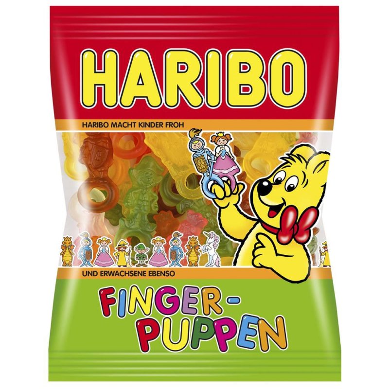 Haribo Goldbären Ananas (1kg Beutel Gummibärchen weiß) sortenrein