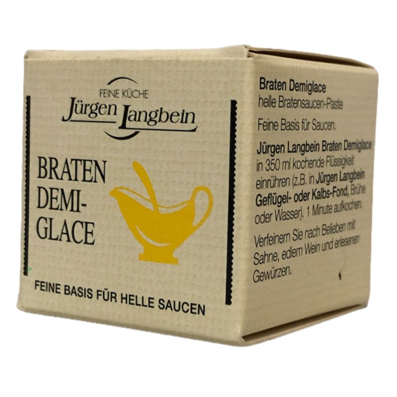 Jürgen Langbein Braten Demi-Glace Paste feine Gourmet-Paste für helle