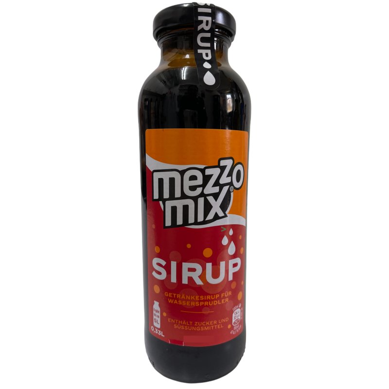 Mezzo Mix Sirup für Wassersprudler (330ml Flasche)