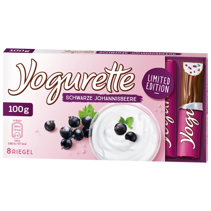 Yogurette Schwarze Johannisbeere Limited Edition