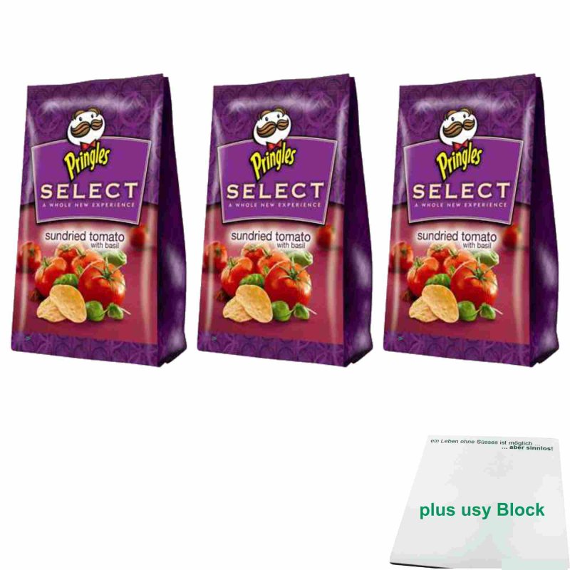 Pringles Select Sundried Tomato with Basil Kartoffelchips 3er Pack