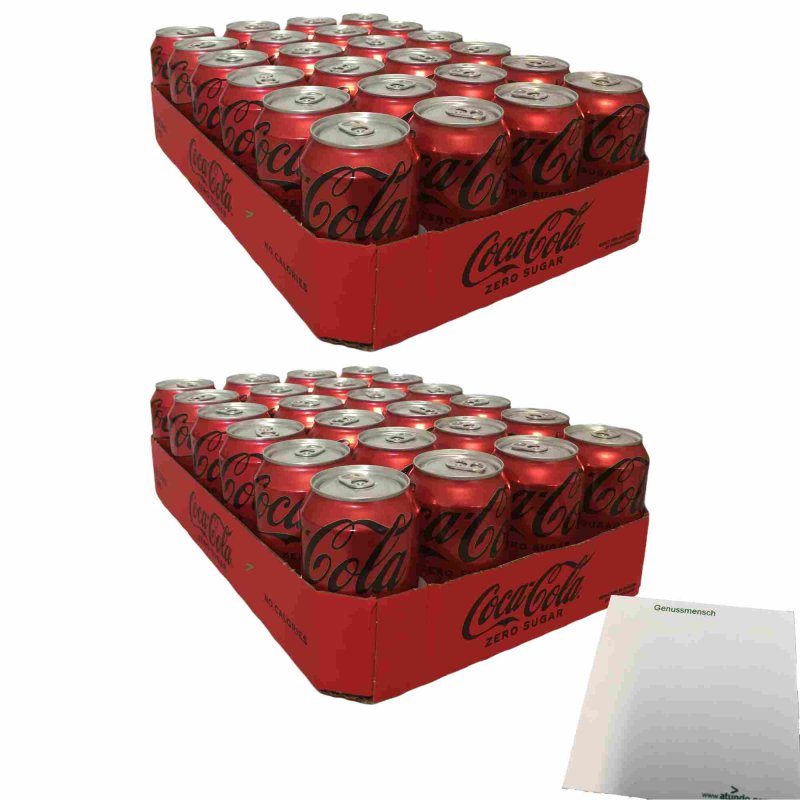 Coca Cola Zero 24x0,33l Cans (Coke Zero)